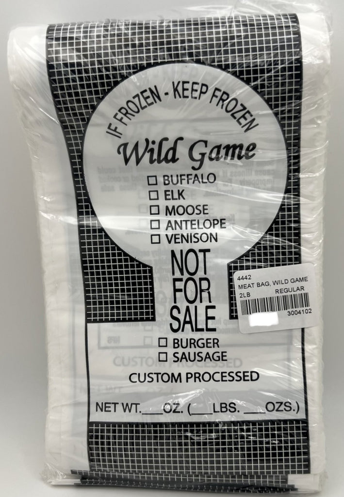 Meat Bag - Wild Game 2 lb – Alaska Butcher Equipment & Supply