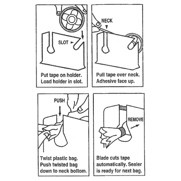 LEM Poly Bag Tape Machine – Alaska Butcher Equipment & Supply