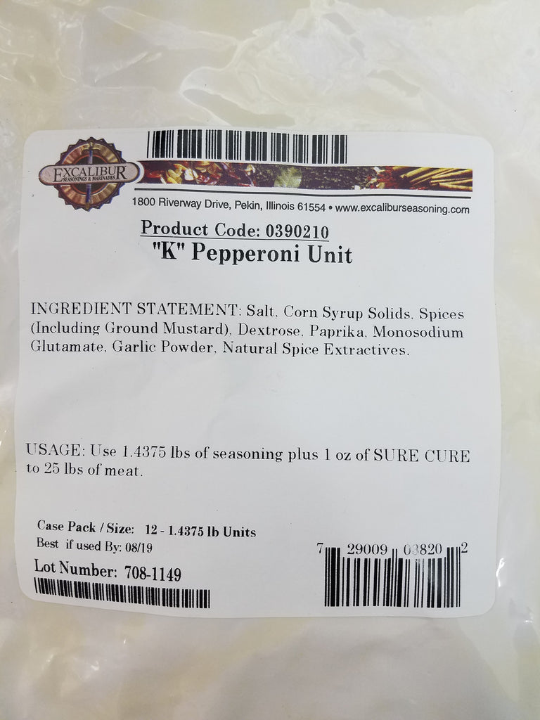K Pepperoni Seasoning – Alaska Butcher Equipment & Supply
