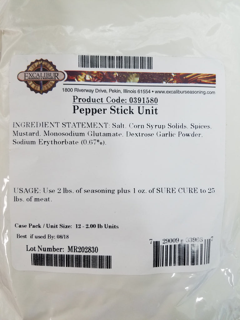 Pepper Snack Stick Seasoning – Alaska Butcher Equipment & Supply