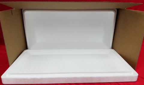 Styrofoam Fish Box 50LB Capacity – Alaska Butcher Equipment & Supply